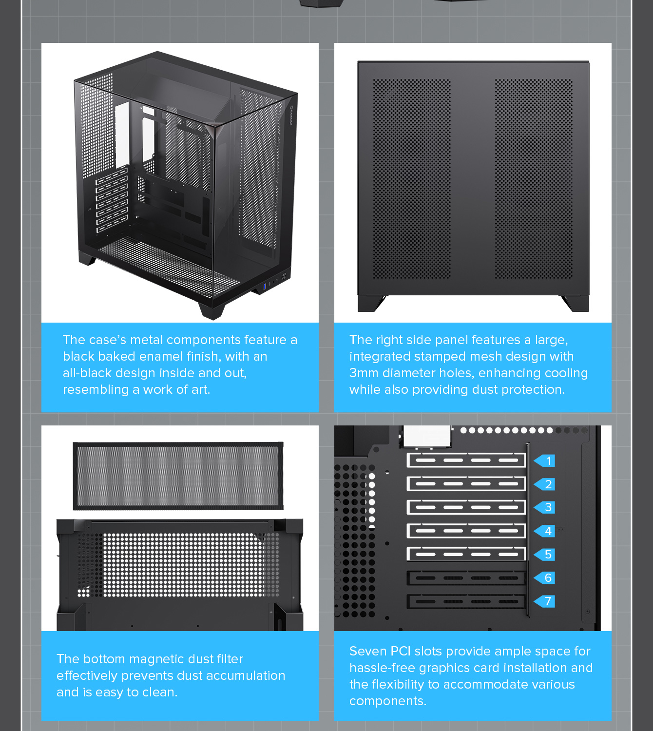 GAMEMAX Infinity Plus PC ATX Mid-Tower Chassis-Black - Newegg.com